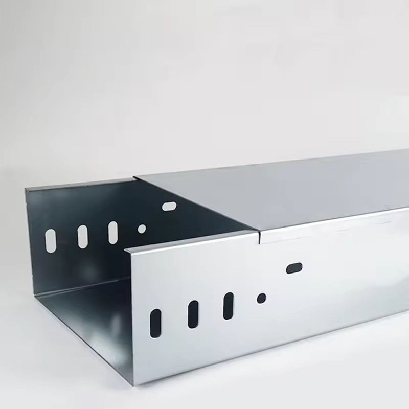 Long Trough Cable Tray With 50mm Height Optimize Cable Management Process