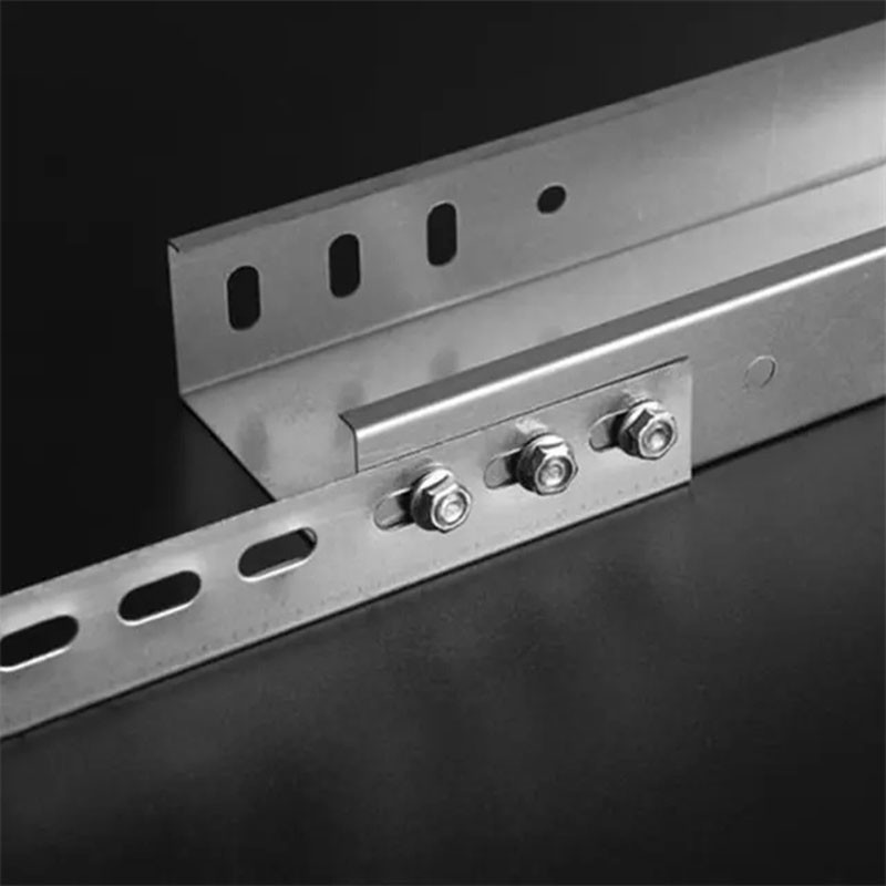 Galvanized Grade A Fireproof Cable Tray Heavy Duty With Customizable Height