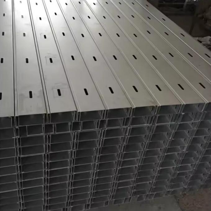 Customizable Medium Duty Trough Wall Mounted Cable Tray For Wiring ...